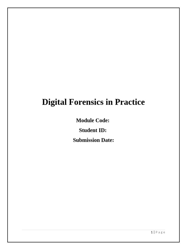Digital Forensics Case Study Analysis | PDF | Digital Forensics | Computer File