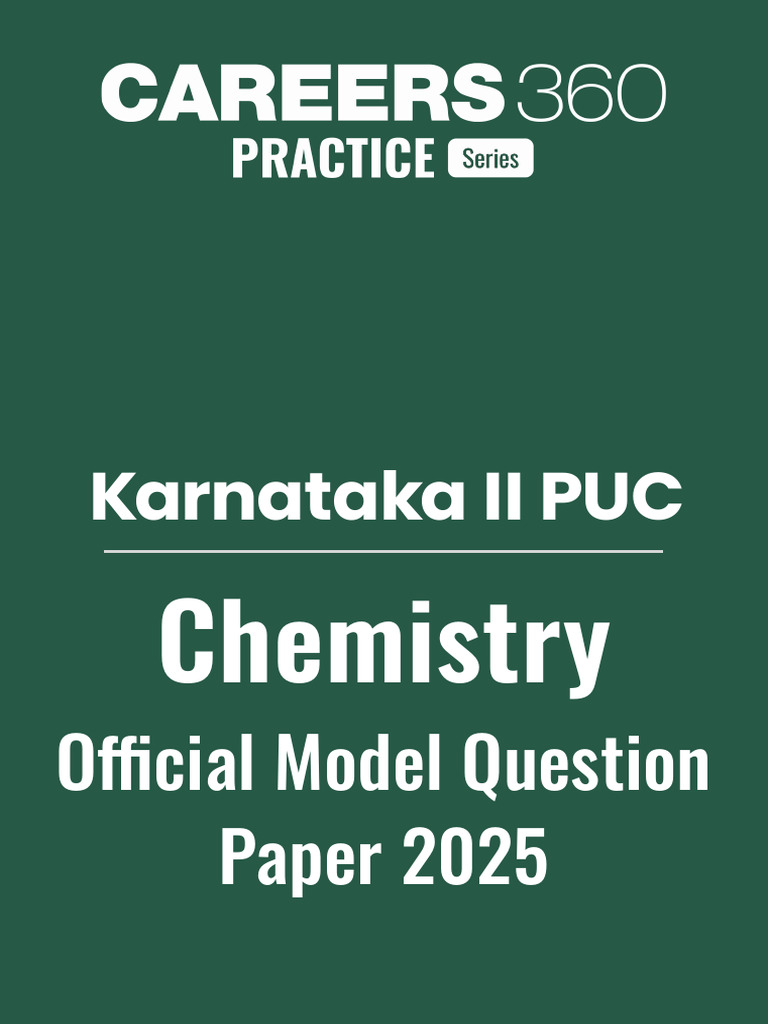 Karnataka 2nd PUC Chemistry Model Paper 2025 | PDF | Coordination ...