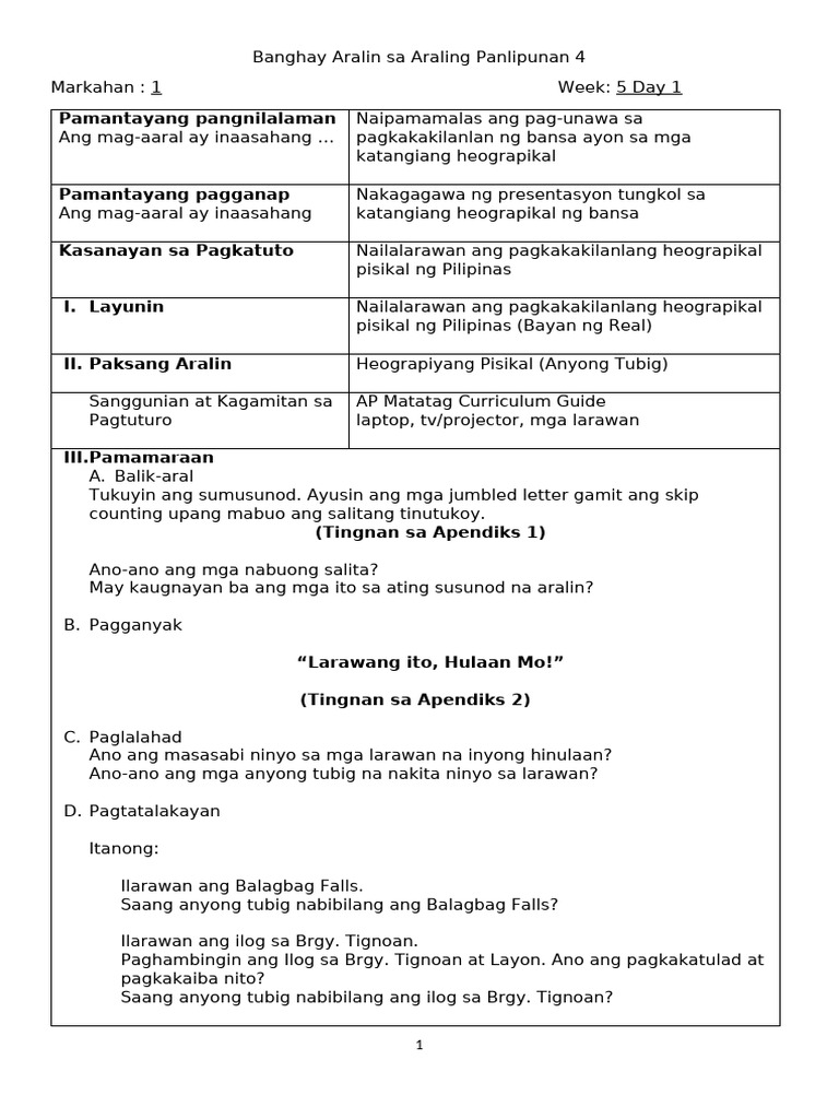 Ap5 - Q1 - W5 - Ck. Florentino | PDF