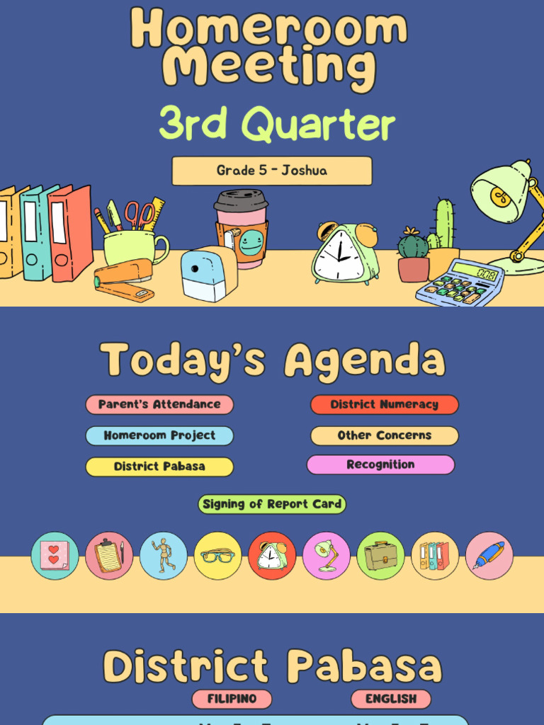 Homeroom Meeting | PDF