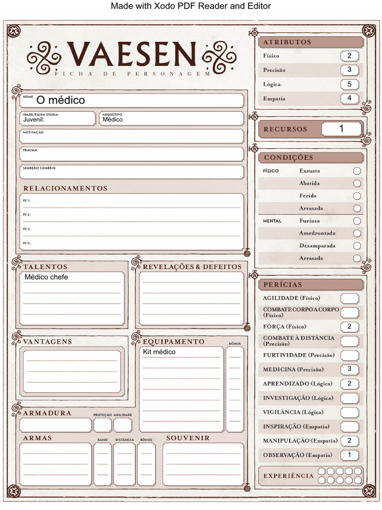 Ficha Escritor | PDF