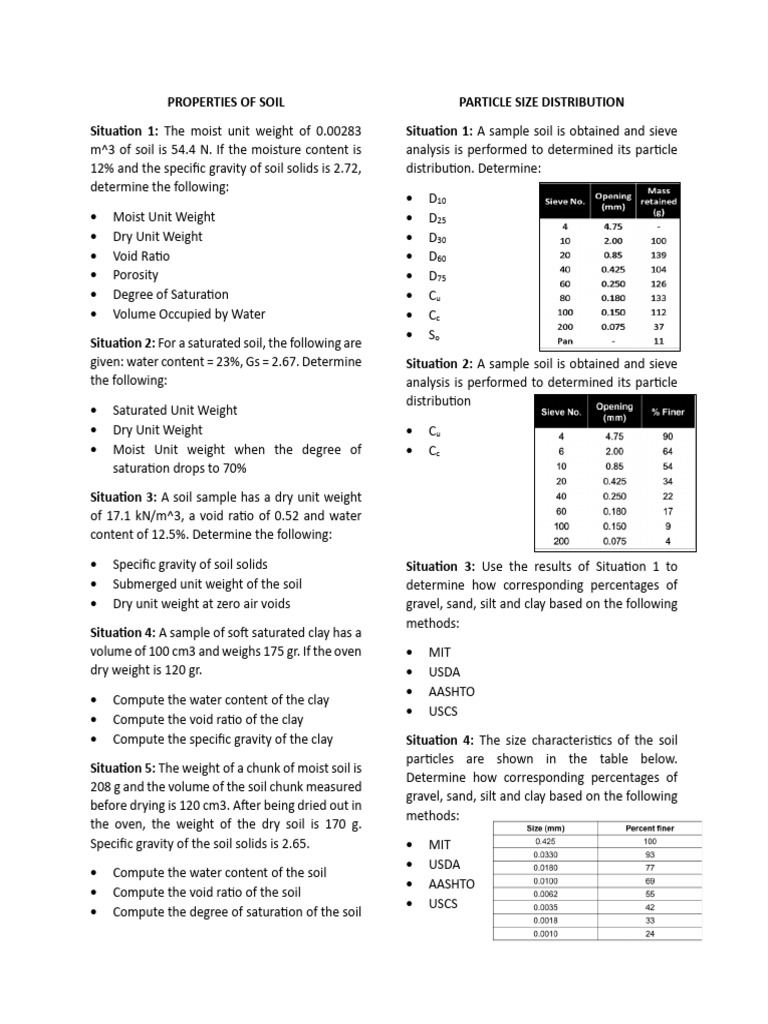 Module Problems 1 Wis Bsce Review | PDF | Soil | Soil Science