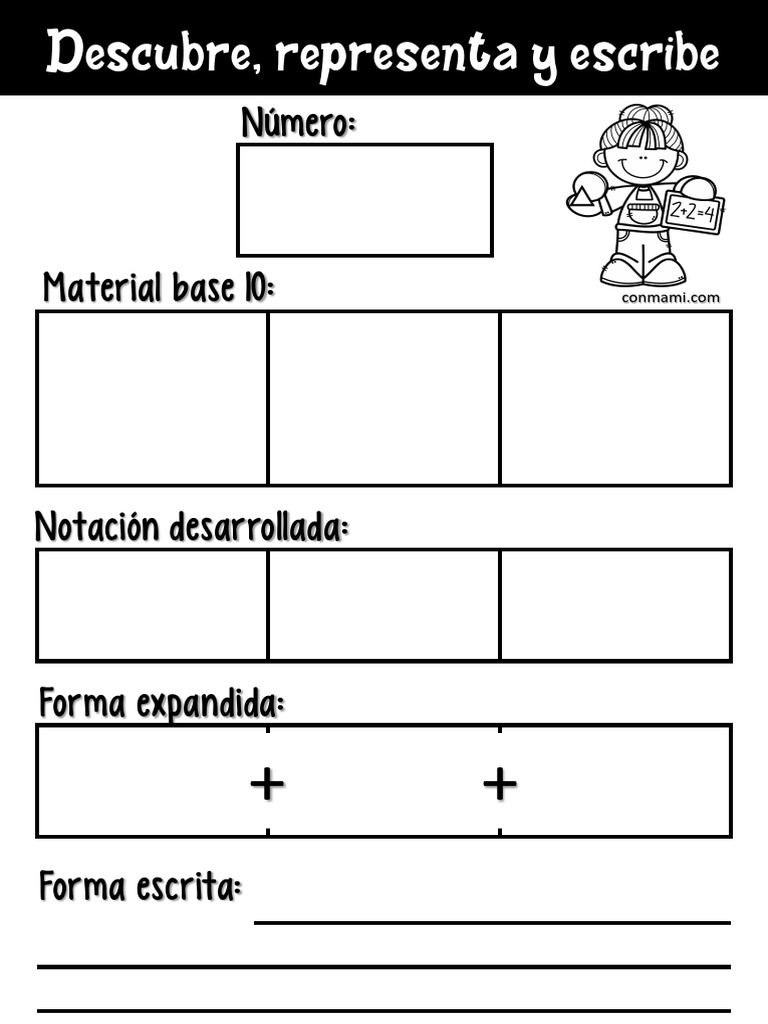 Ejercicios de Valor Posicional para Primaria | PDF