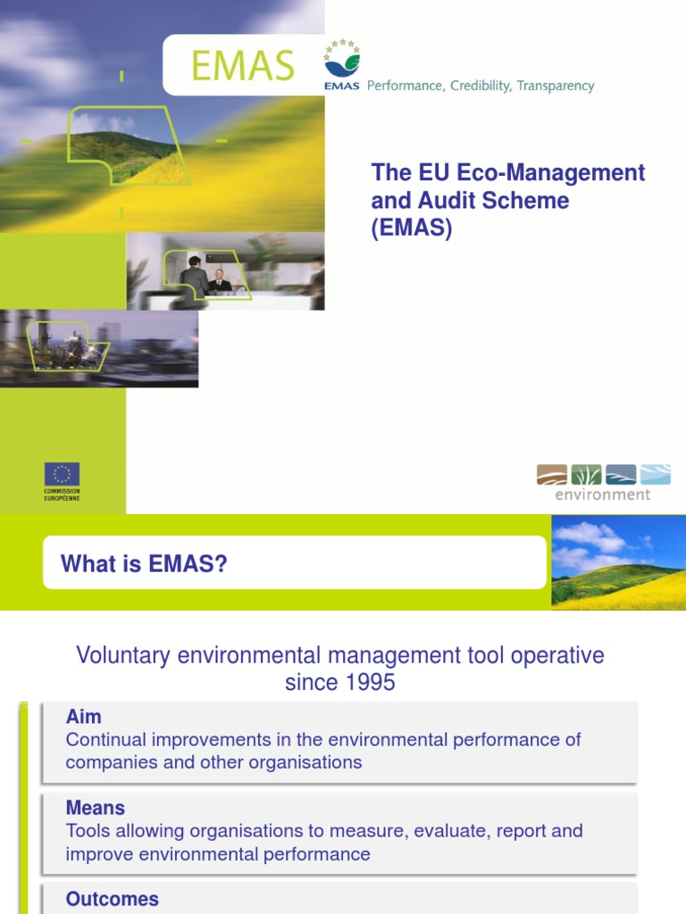 EMAS General Presentation 2011 | PDF | Economy And The Environment | Audit