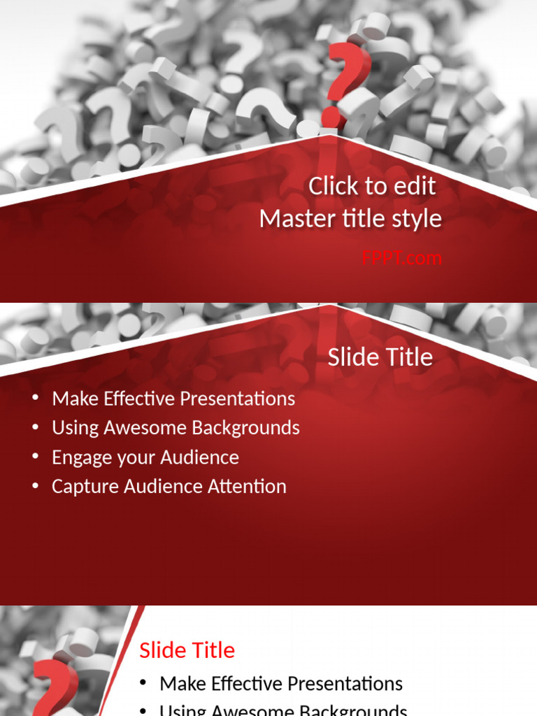 Slide Question Template | PDF