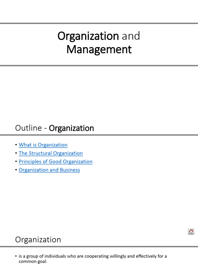 CEIN 4232 - Chapter 1 - Organization and Management | PDF | Leadership | Goal