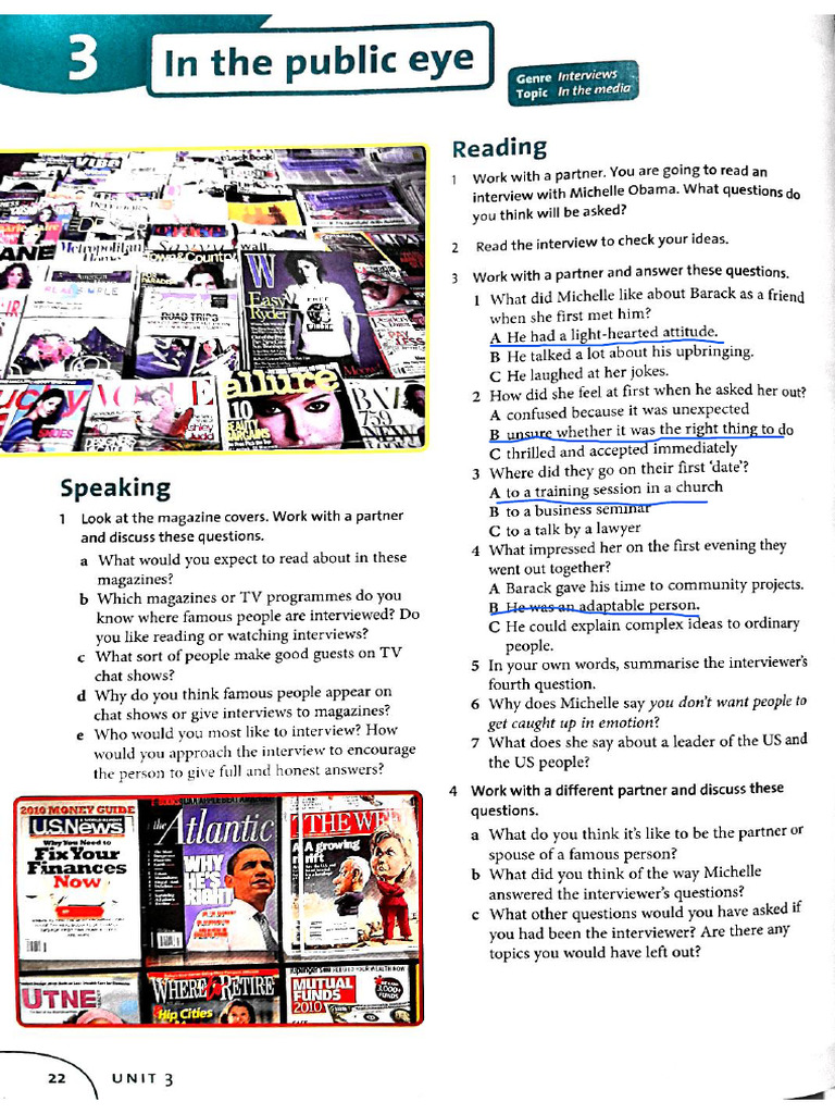 Students Book. Unit 3 | PDF