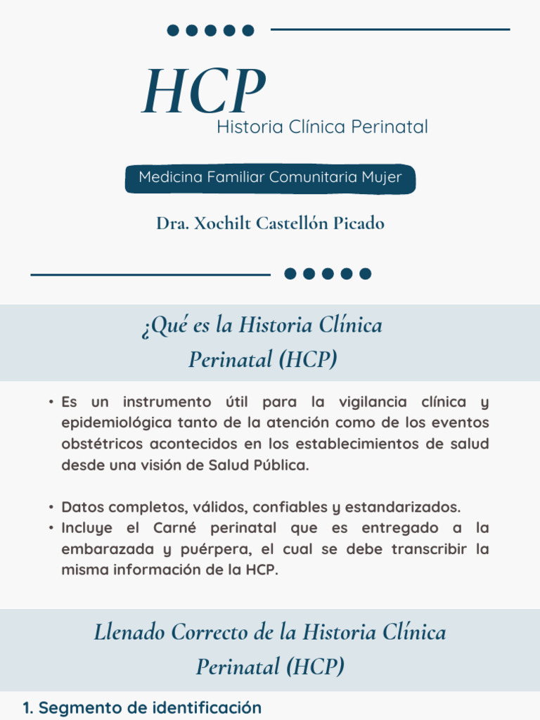 HCP | PDF | Reproducción humana | Salud maternal