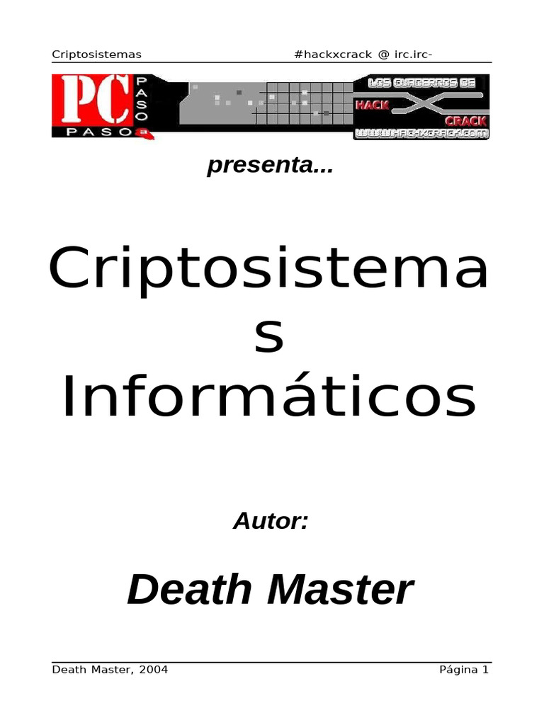 Criptosis | PDF | Clave (criptografía) | Criptografía
