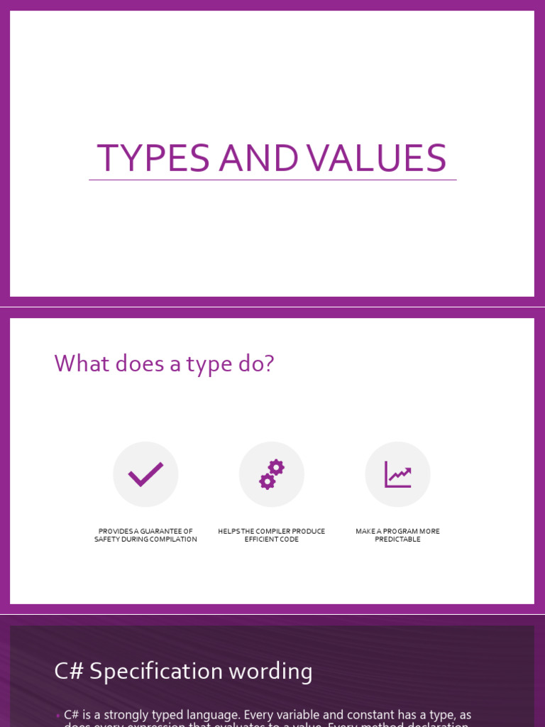 Understanding Type Systems in C# and Java | PDF | C++ | C Sharp ...