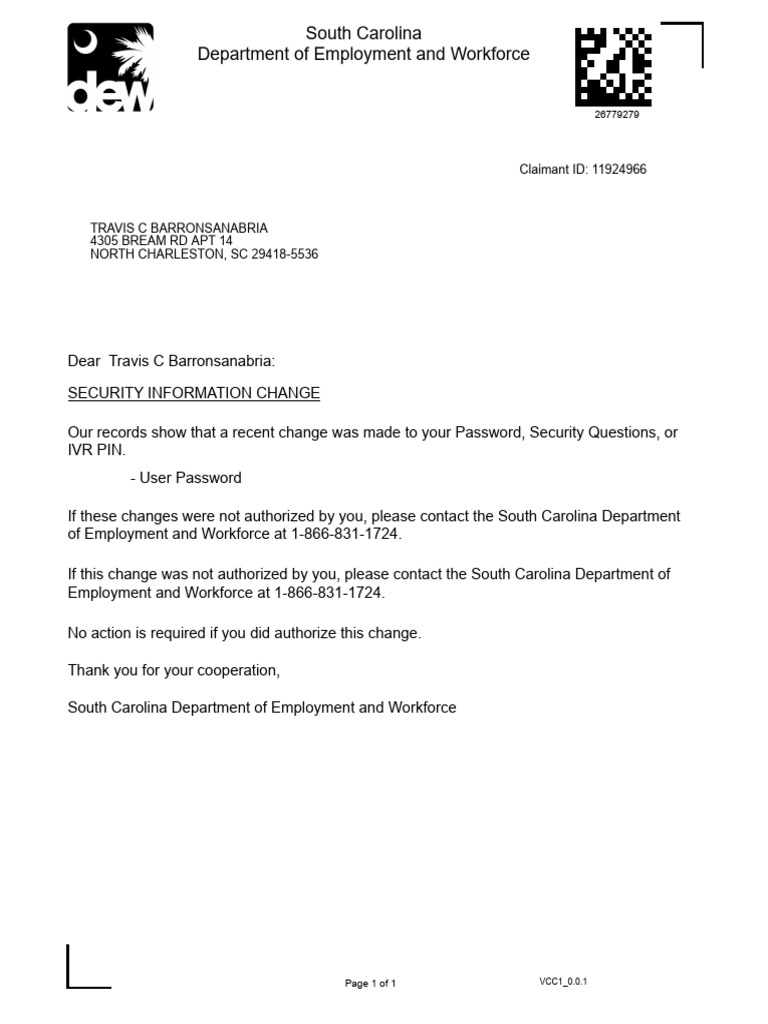 verify claimant change_vcc1 | PDF