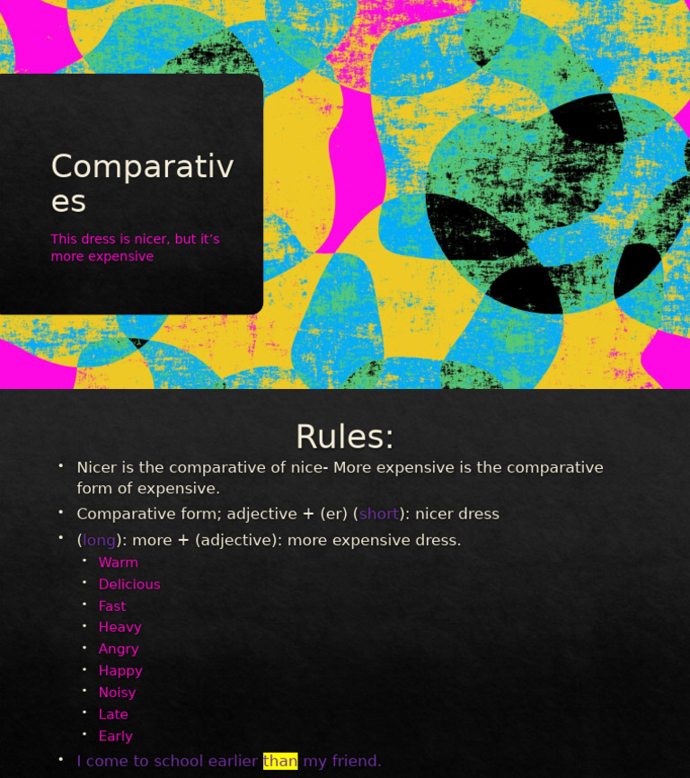 Comparatives | PDF