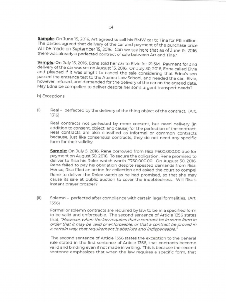 Contracts P14-17 | PDF