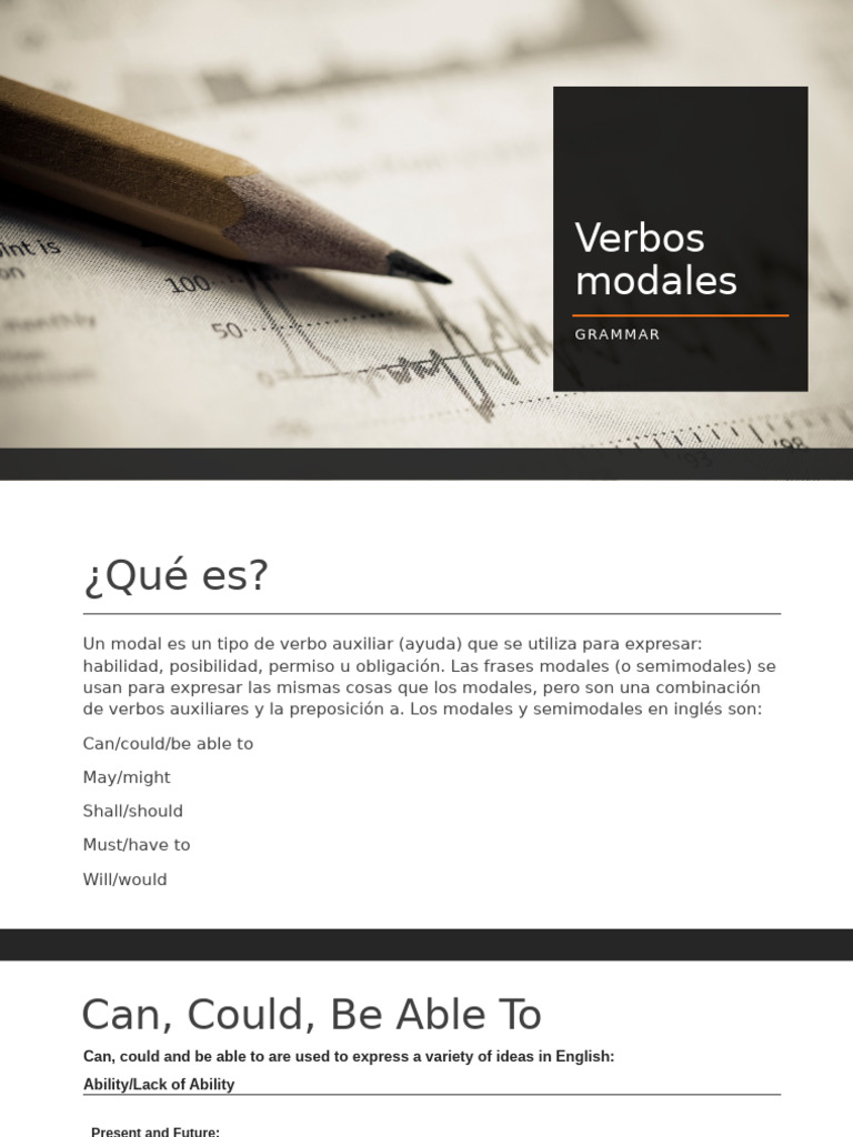 Verbos modales | PDF