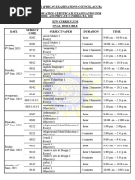 Current Timetabe For JHS 1,2&3 | PDF