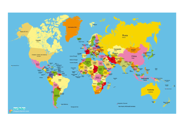 mapamundi planisferio | PDF