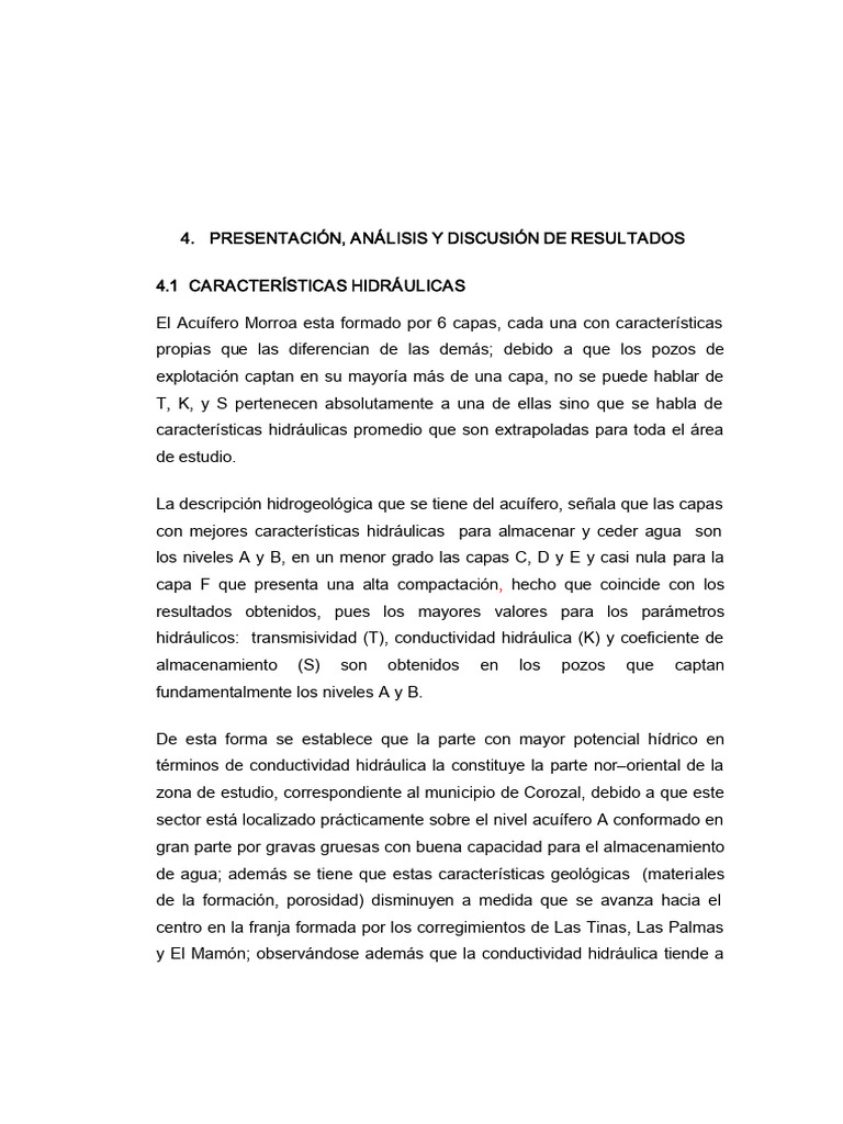 Resultados Articulo Hidro | PDF | Agua subterránea | Agua