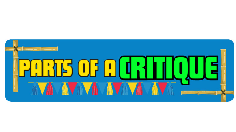 Parts of Critique | PDF