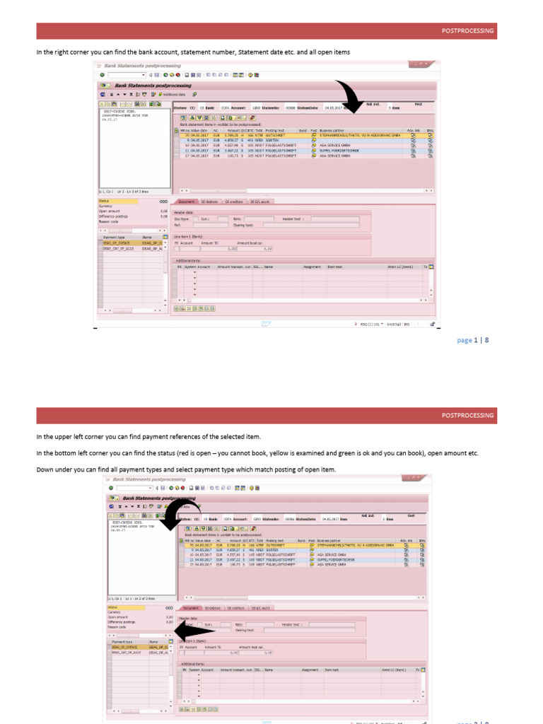 Structure of The Postprocessing | PDF | Payments