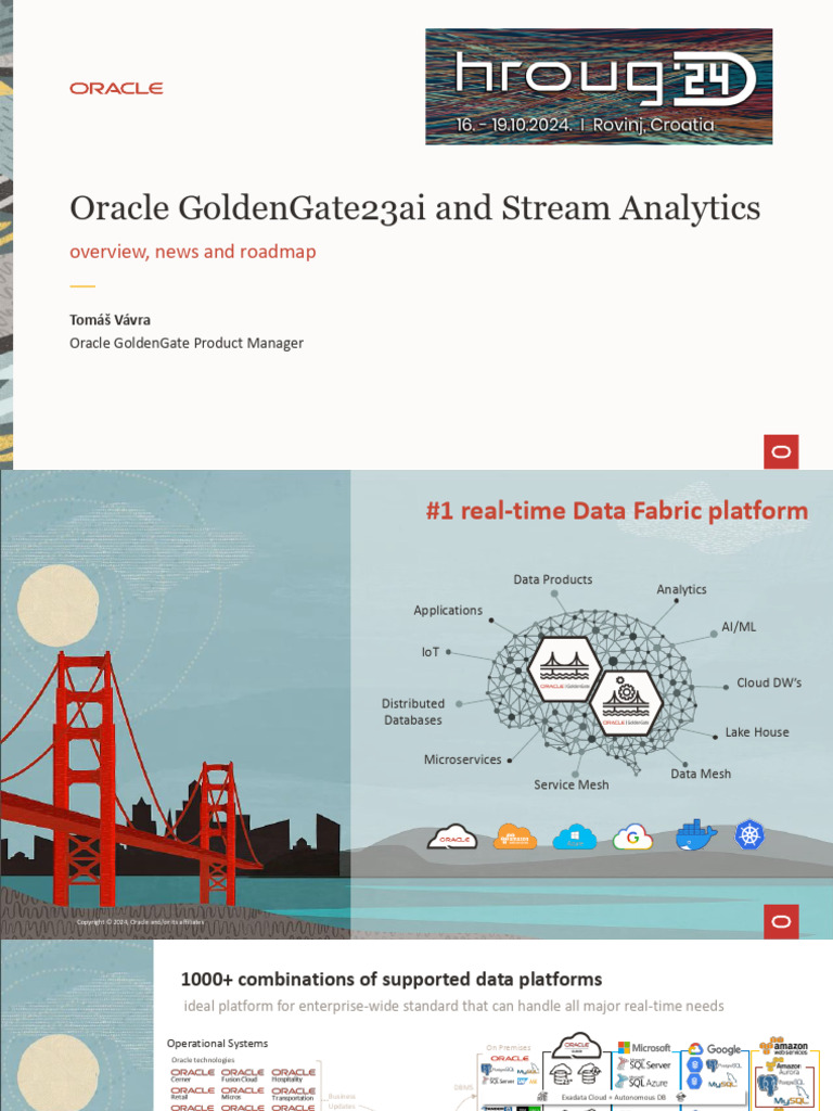 Oracle GoldenGate For HrOUG 2024 | PDF | Databases | Intelligence (AI ...