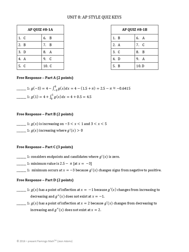 AP Style Quiz Keys and Solutions | PDF