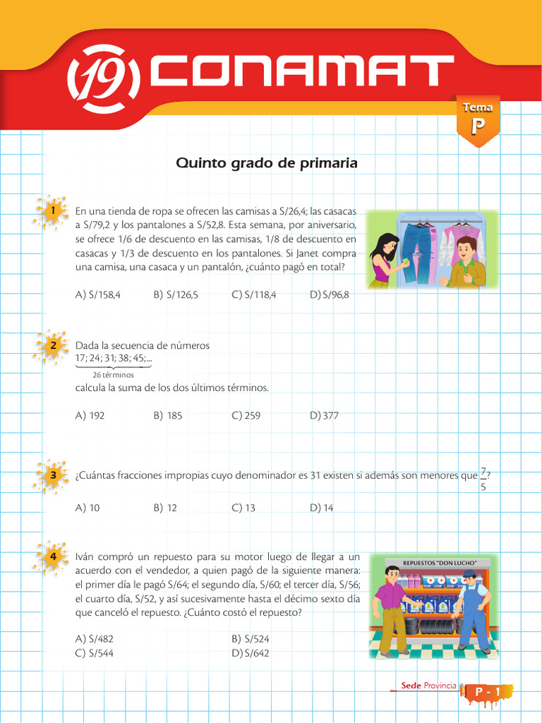 19 - Conamat - Elimin - 5P - Tema P - Provincia | PDF
