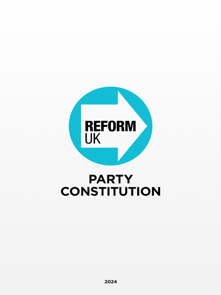Reform UK Party Constitution Overview | PDF | Committee | Board Of ...