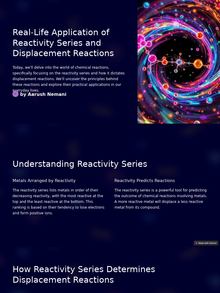 Reactivity Series | PDF | Corrosion | Metals