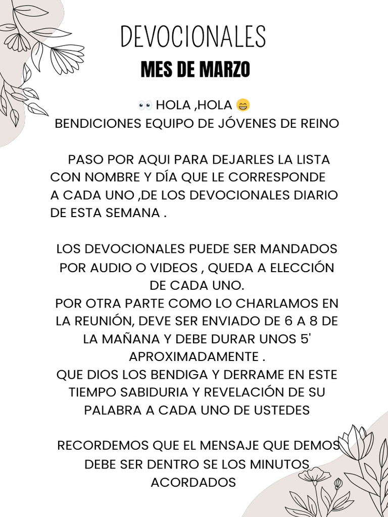 Devocionales 20250302 180609 0000 | PDF