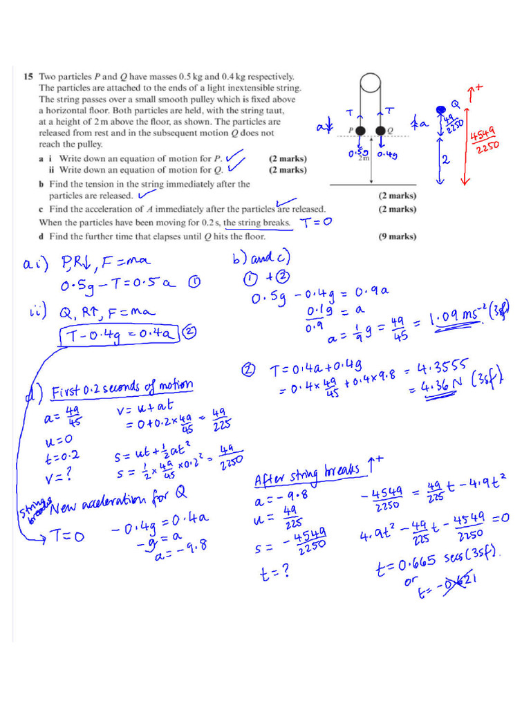 14 Forces 6 - Tricky Connected Particles 2 | PDF