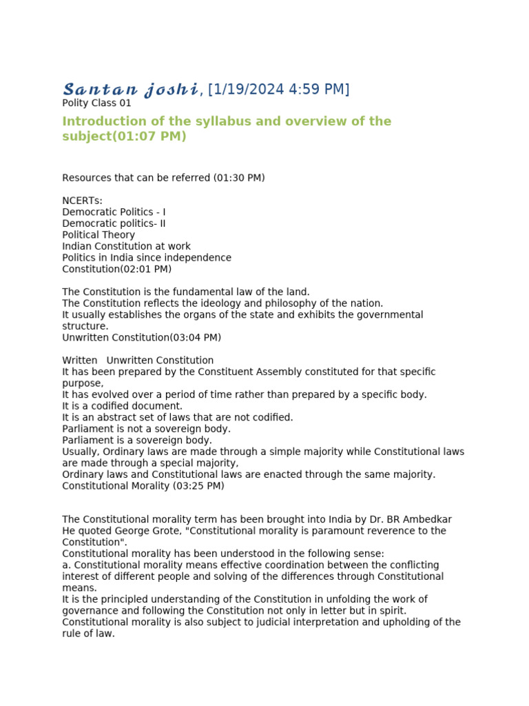 PDF | Constitution | Separation Of Powers