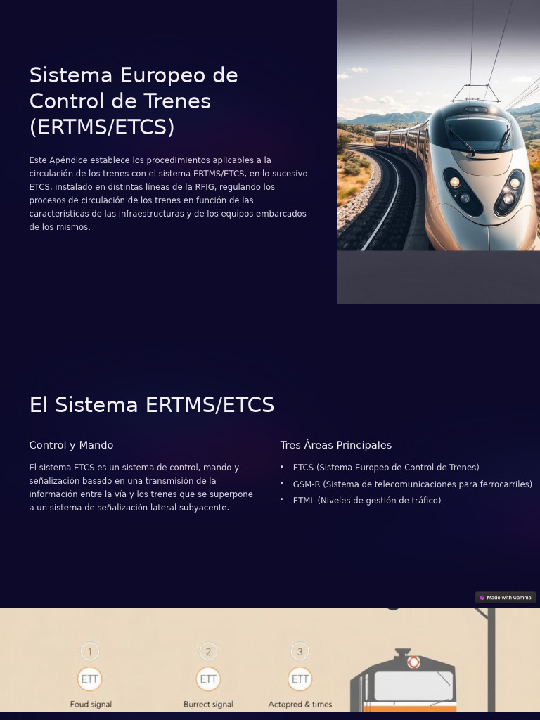 Sistema Europeo de Control de Trenes ERTMS (Autoguardado) | PDF | Transporte ferroviario ...