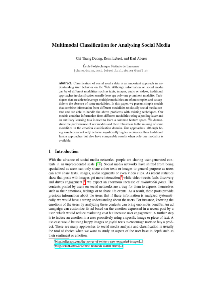 Multimodal_Classification_for_Analysing_Social_Med | PDF | Statistical ...