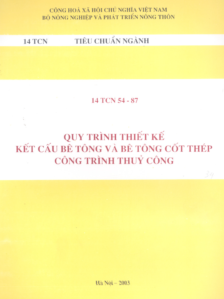 14TCN 54-87 Be Tong Cot Thep | PDF