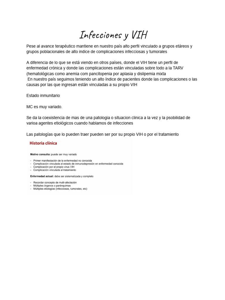 Infecciones y VIH | PDF | Infección | Virus