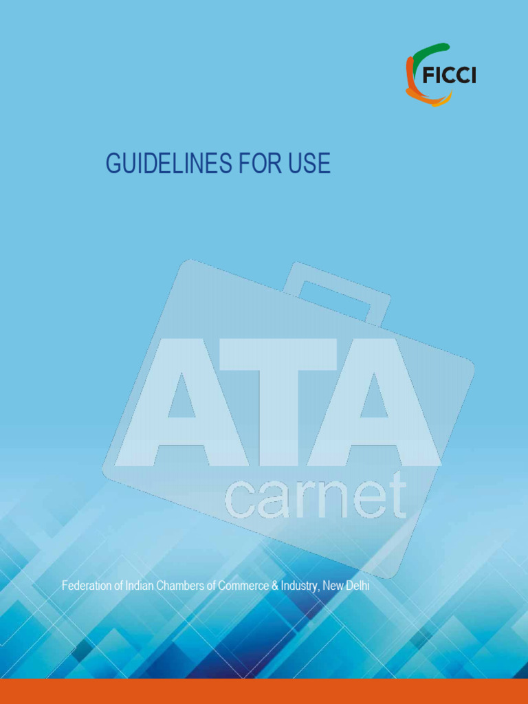 ATA-CARNET-GUIDELINES-booklet | PDF | Customs | Cheque