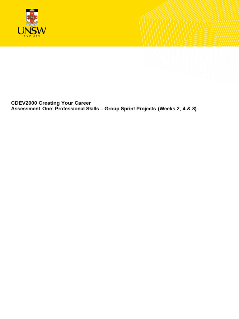 CDEV2000 Career Skills Assessment Guide | PDF | Learning | Skill