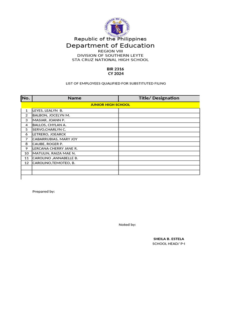 Report Forms Sta Cruz Es | PDF