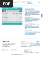 Spectrum Account Transfer Agreement | PDF | Payments