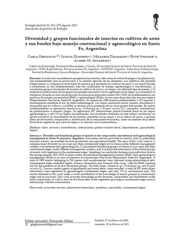 Ejemplo de Paper 1 | PDF | Arroz | Biodiversidad