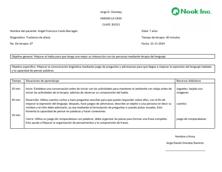 Formato 7 | PDF | Cognición | Aprendizaje