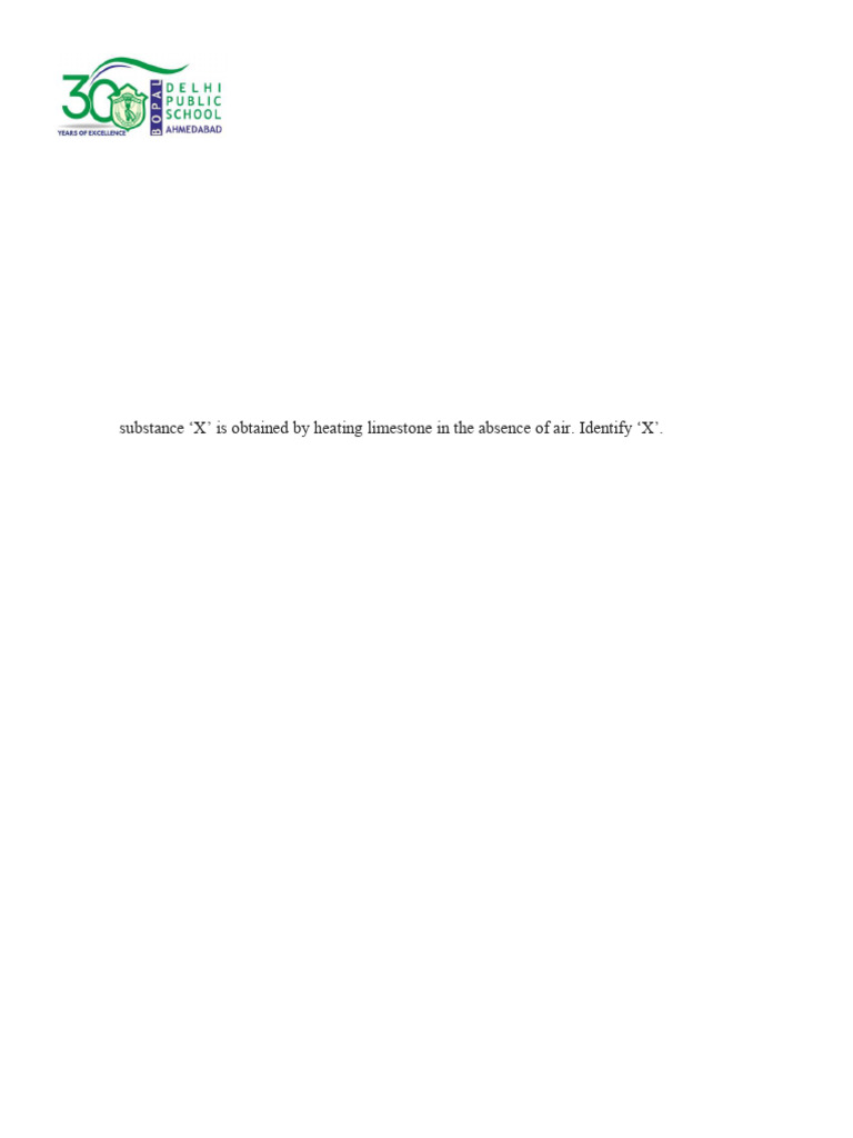 Class 10 - Chapter 1 - Chemistry Worksheet | PDF | Chemical Reactions ...