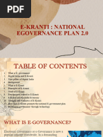 E Kranti Presentation | PDF
