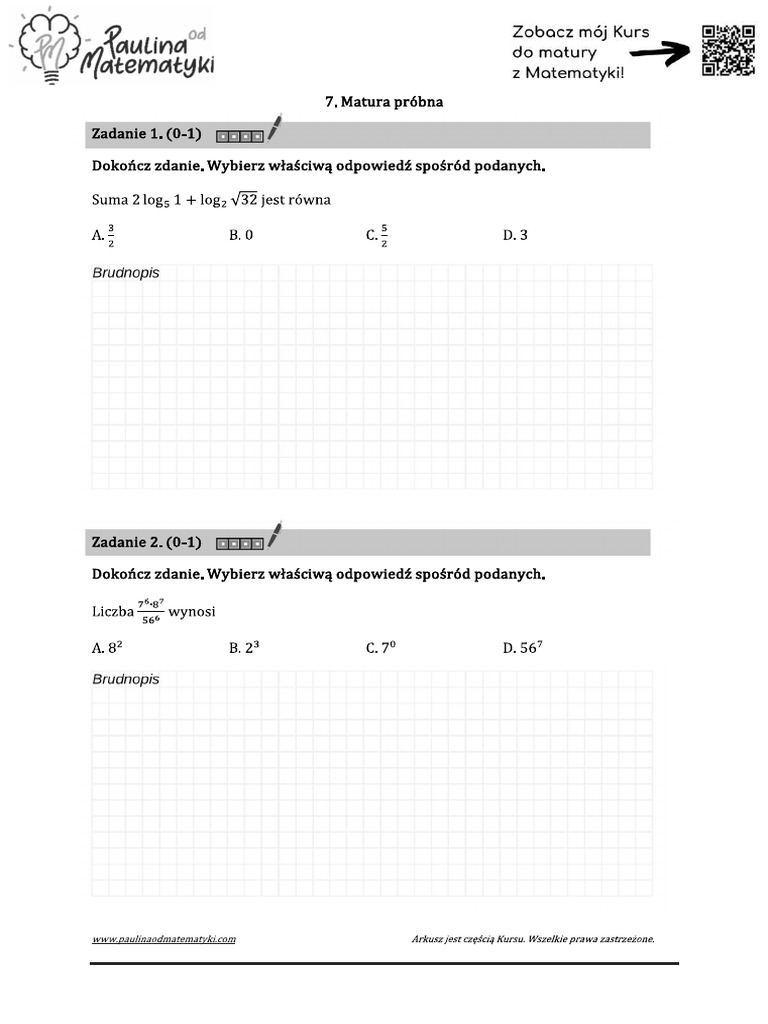 Arkusz 7 Skuteczne Bez Odp | PDF