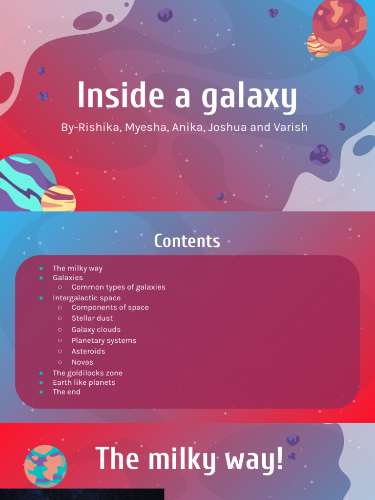 Outer Space by Slidesgo | PDF | Planets | Galaxy