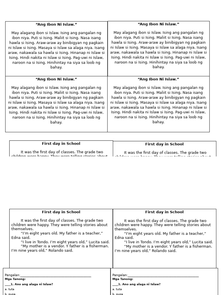 3-Post Reading Fileng-G2 | PDF
