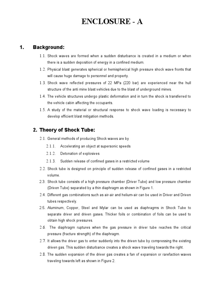 Shock Wave Mechanics for Engineers | PDF | Shock Wave | Explosion