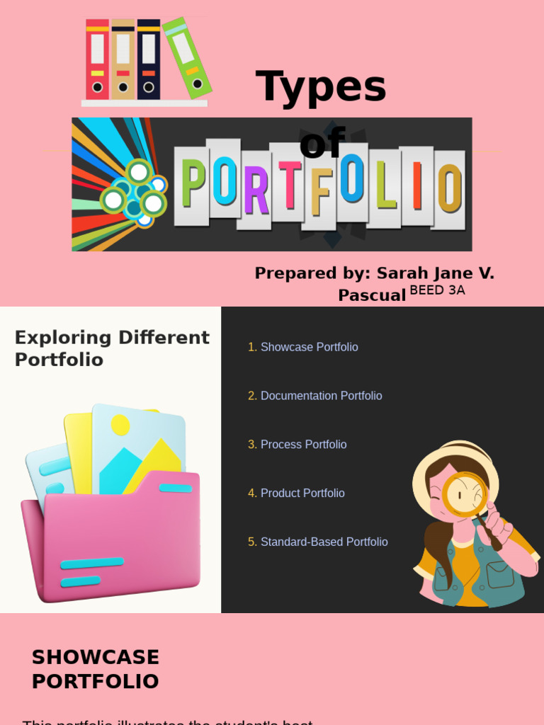 Types of Student Portfolios Explained | PDF | Educational Assessment ...