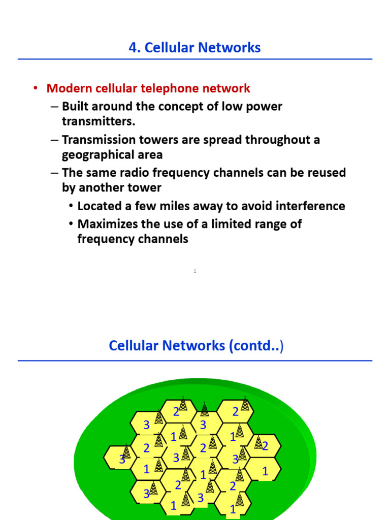 GSM PPT- Rappoport | PDF | Cellular Network | Channel Access Method