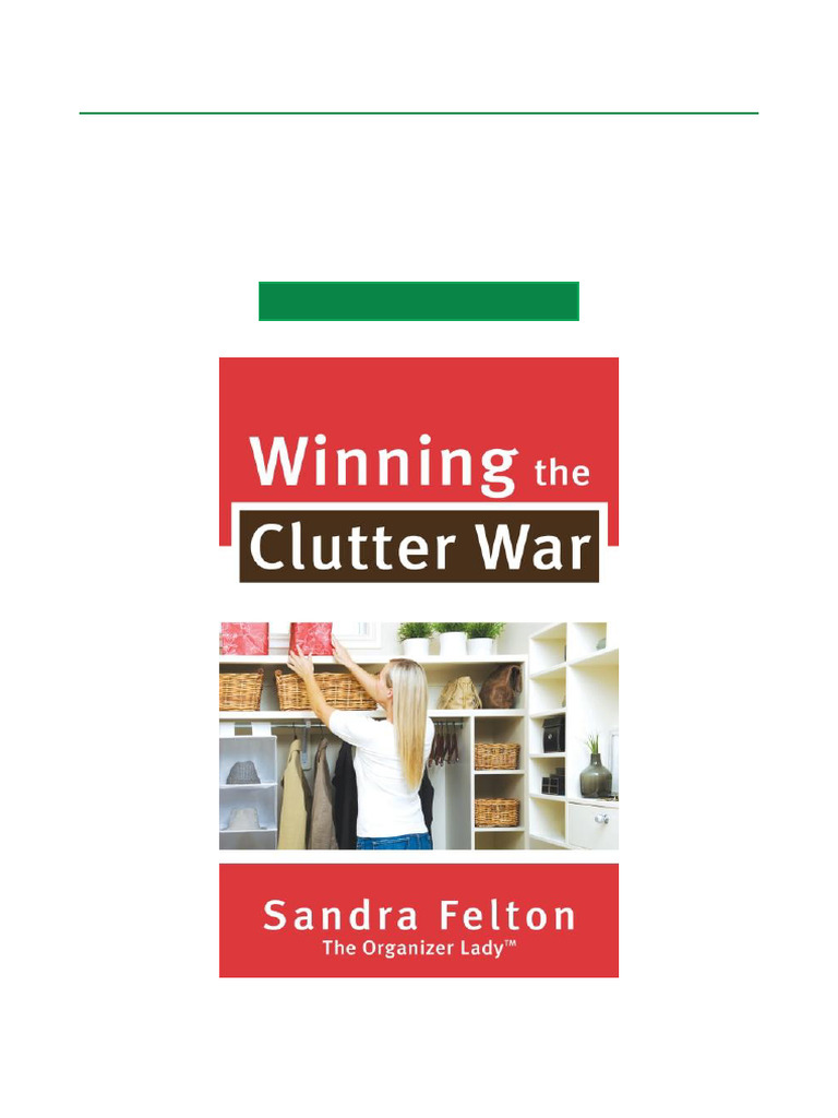 Hot Pick Winning The Clutter War Entire Ebook Download | PDF
